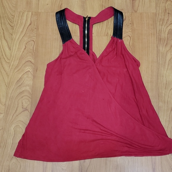 bebe | Tops | Black And Red Bebe Sexy Top | Poshmark